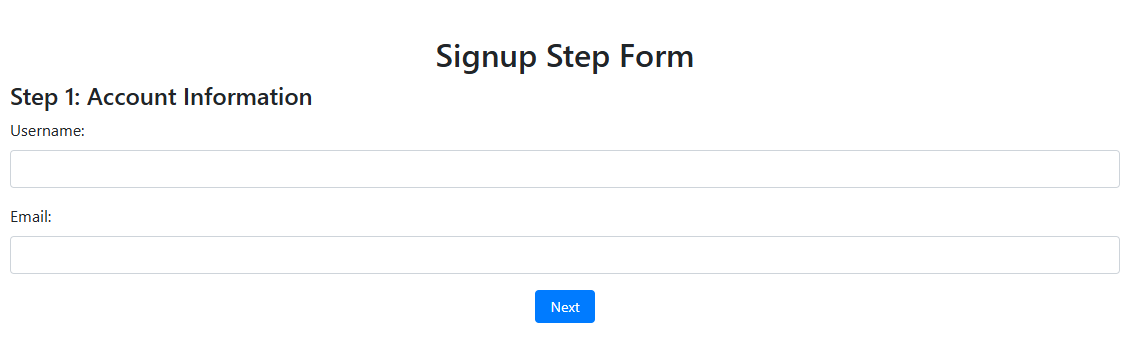 Multi step signup form in PHP & MySQL - techareatutorials.com